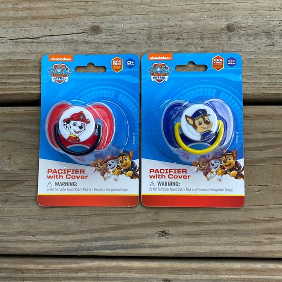 Nickelodeon | Other | Nickelodeon Paw Patrol Pacifiers With Covers ...